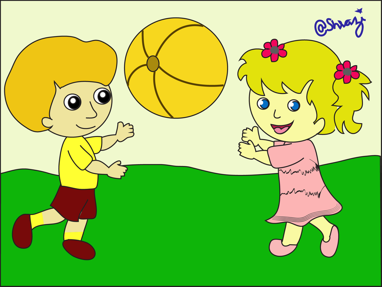 Ball Drawing For Kids