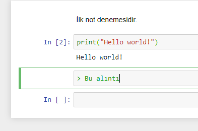 Jupyter Notebook'un Tanıtımı - Python Dersleri(Tutorials)
