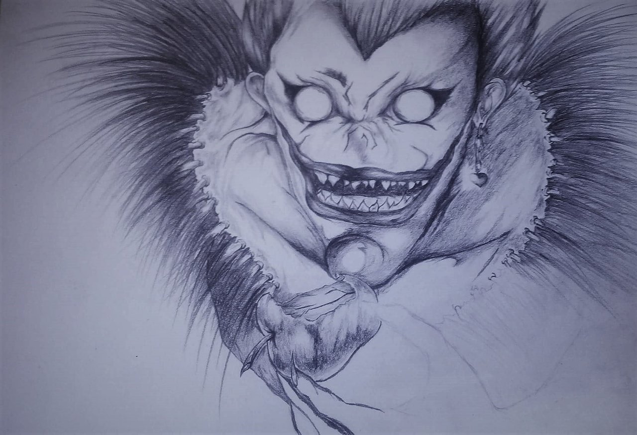 Shinigami Ryuk Drawing