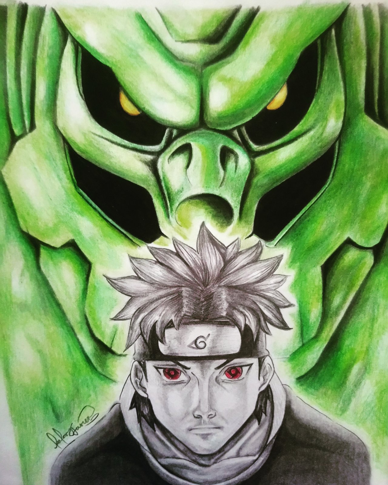 Shisui Uchiha Susanoo Drawing