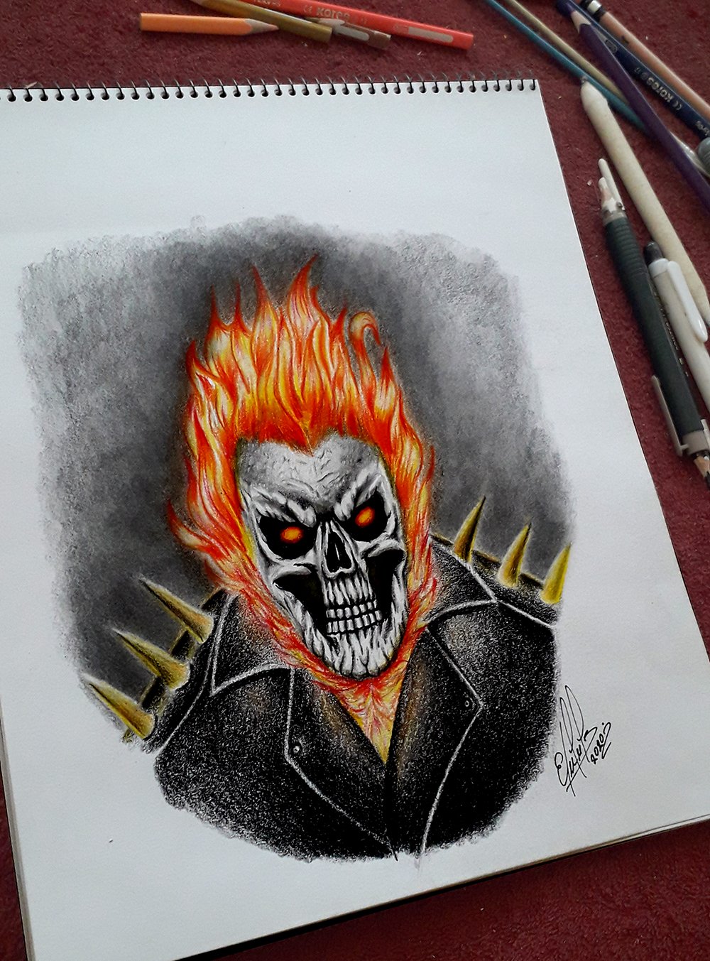 Dibujos De Ghost Rider Clip Art Library - vrogue.co