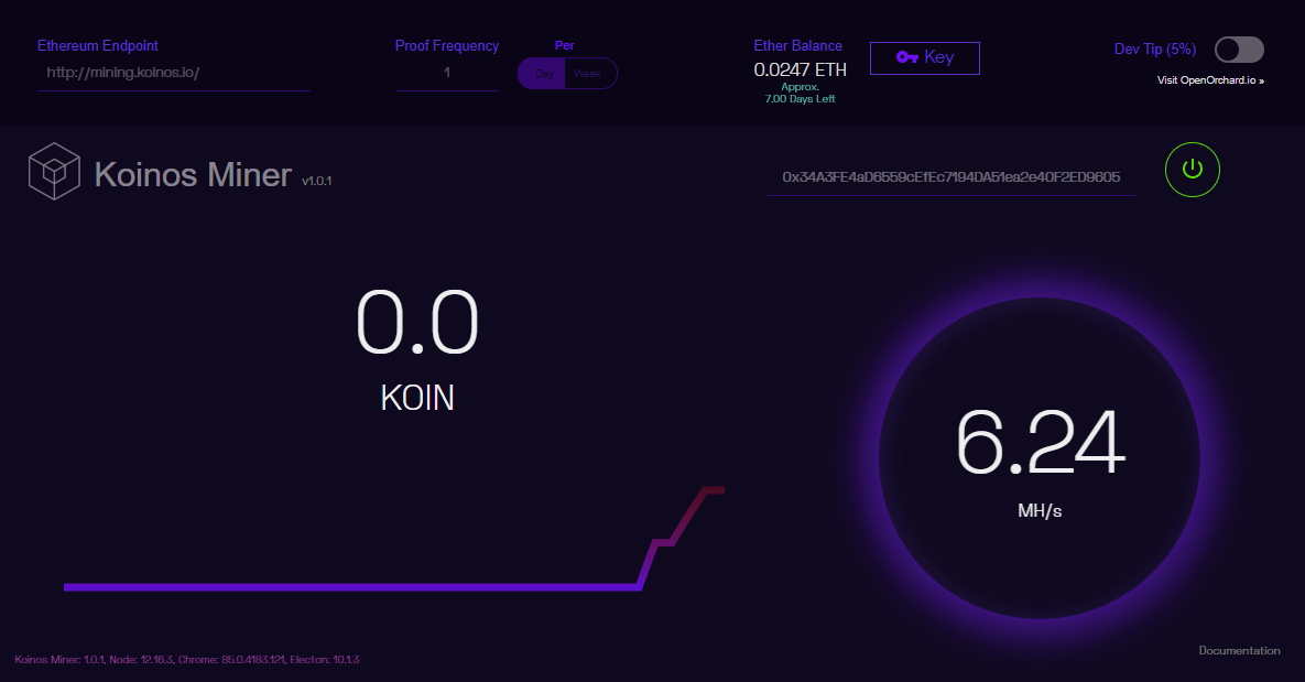 Koinos - Quitting The Miner And Selling All KOIN | PeakD