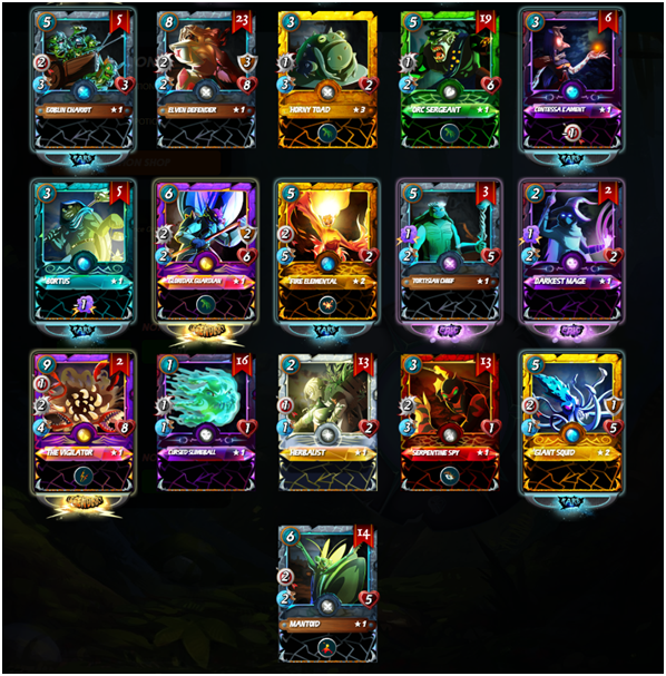 It finally happened. A Splinterlands GL card.