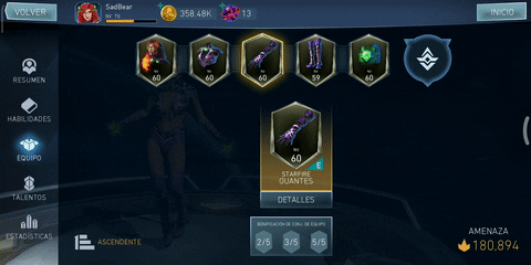 🐱‍🏍⚡🌍Injustice 2 Mobile: Starfire Fully Enhanced🔥👩🏽‍🦰🪐🌟⭐⭐⭐⭐⭐⭐/Starfire ...
