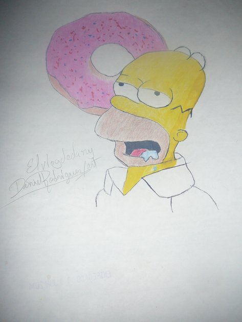 Drawing Homero simpson | PeakD