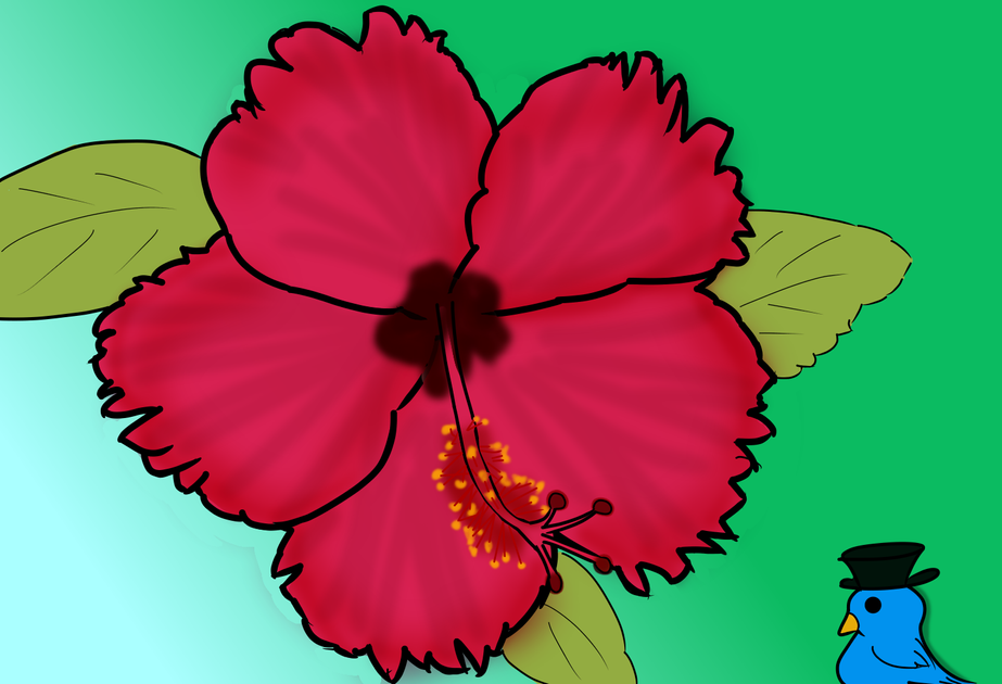 Linda Pintura Inspirada En La Flor De Cayena, Tutorial Paso, 41% OFF