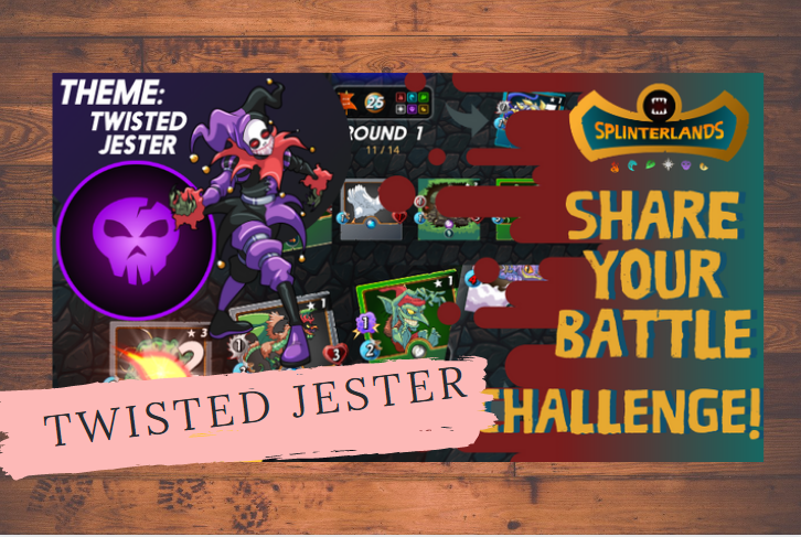 SplinterLands:: Share Your Battle Challenge:: TWISTED JESTER | LIVE ...