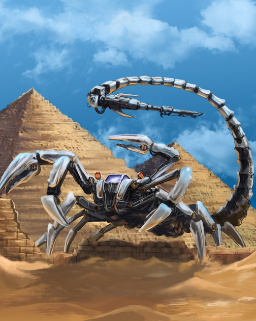 Commission #39 Manned Raid Scorpion | Digital Art | PeakD