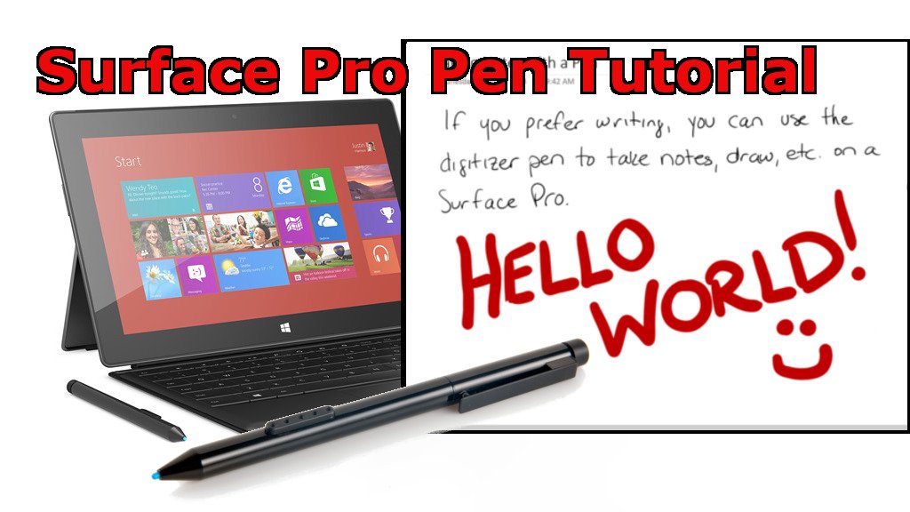 Microsoft Surface Pro Pen 2014 Tutorial | PeakD