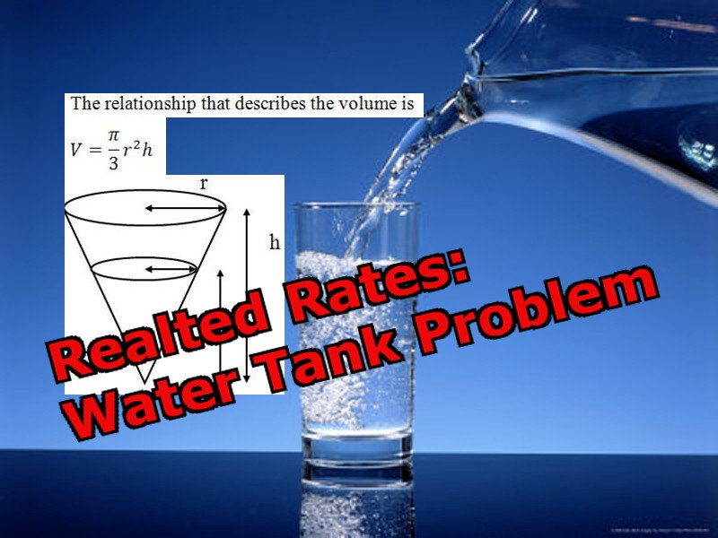 Related Rates: Water Tank Problem | PeakD