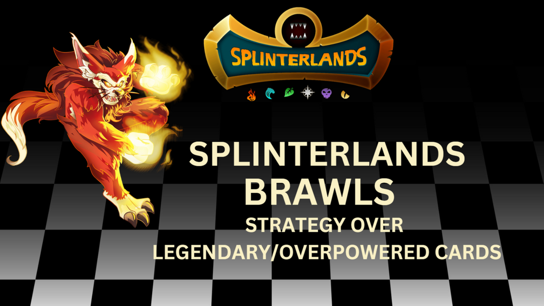Strategy over Legendary/Overpowered Cards - Splinterlands Brawls | PeakD