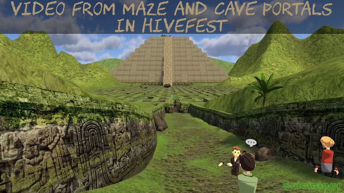 Video from maze and cave portals in Hivefest | PeakD