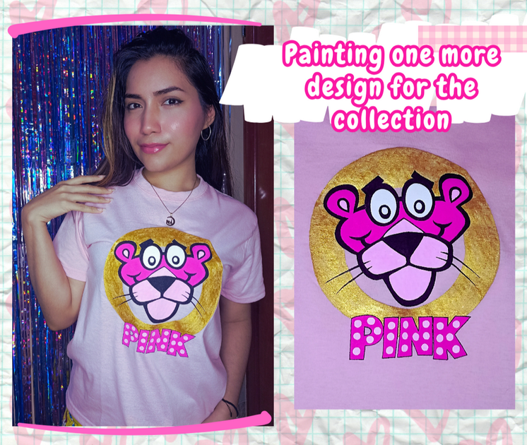 Pintando un diseño más para la colección 🩷 La Pantera Rosa || Painting ...