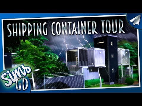 A Sims 4 Container House Design | PeakD