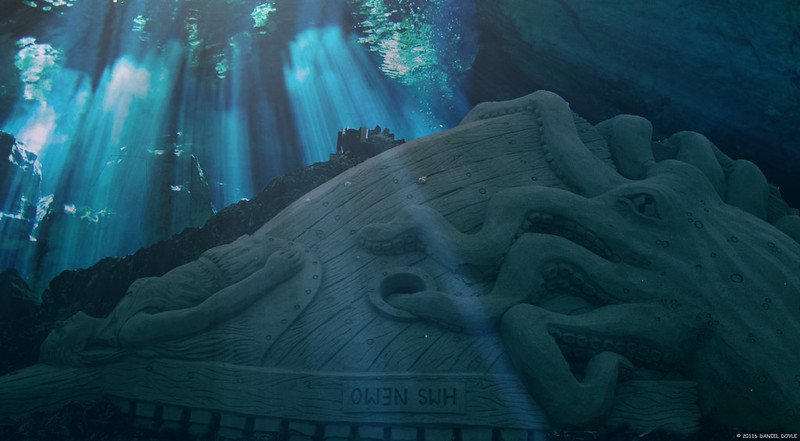 Hms Nemo - sand sculpture | PeakD