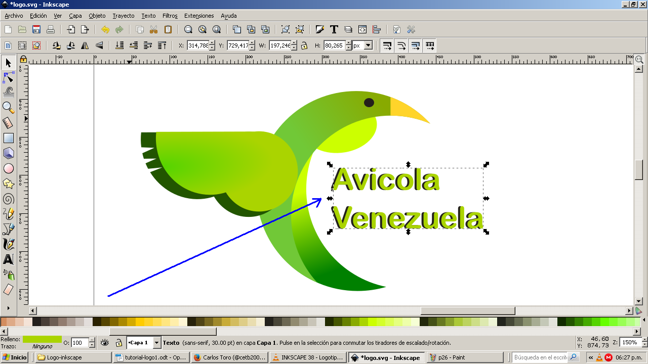 Cómo crear un Logo con el Programa Inkscape — Hive