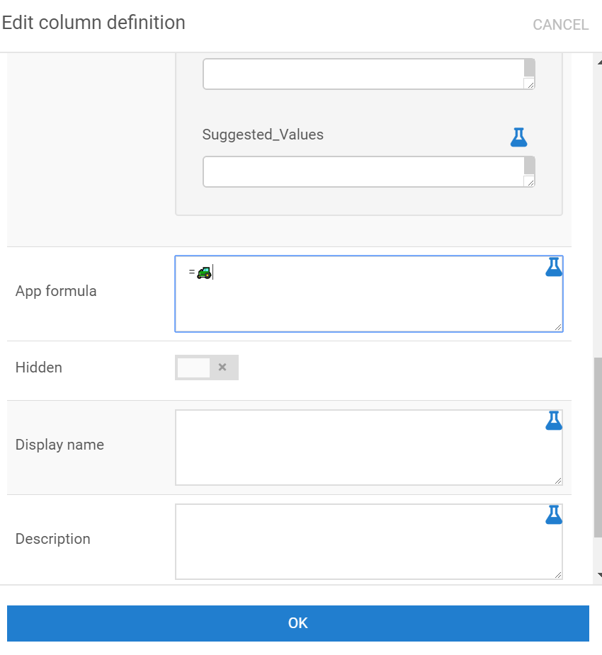 Appsheet: Expand the Icon Set to Use all Unicode Characters for Column ...