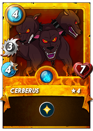 My Monster Artwork For Splinterlands - Cerberus in the Moonlight — Hive
