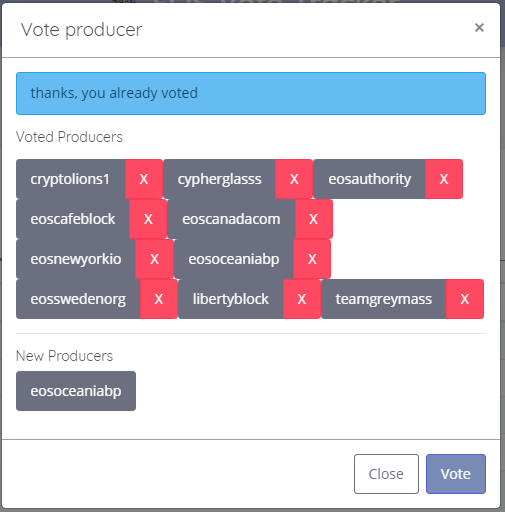How to quickly vote using EOS Vote Tracker (from EOS Mediterranean) — Hive