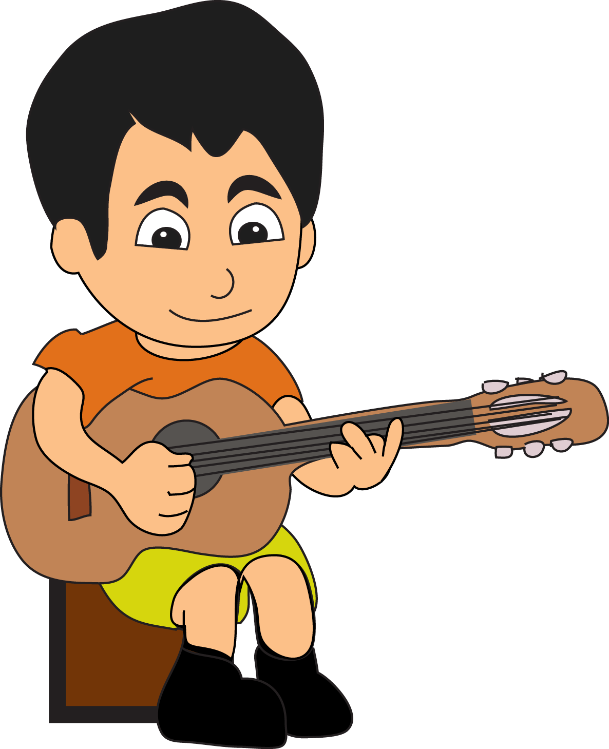 "Kids Playing Guitar" Animated Scene without Sound :P — Hive