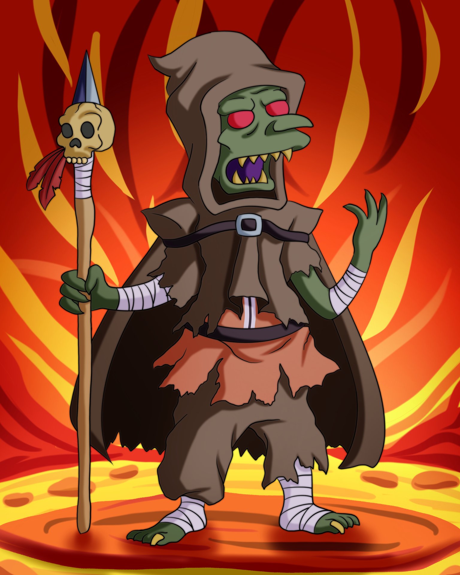 Goblin Shaman Simpsons Style — Hive