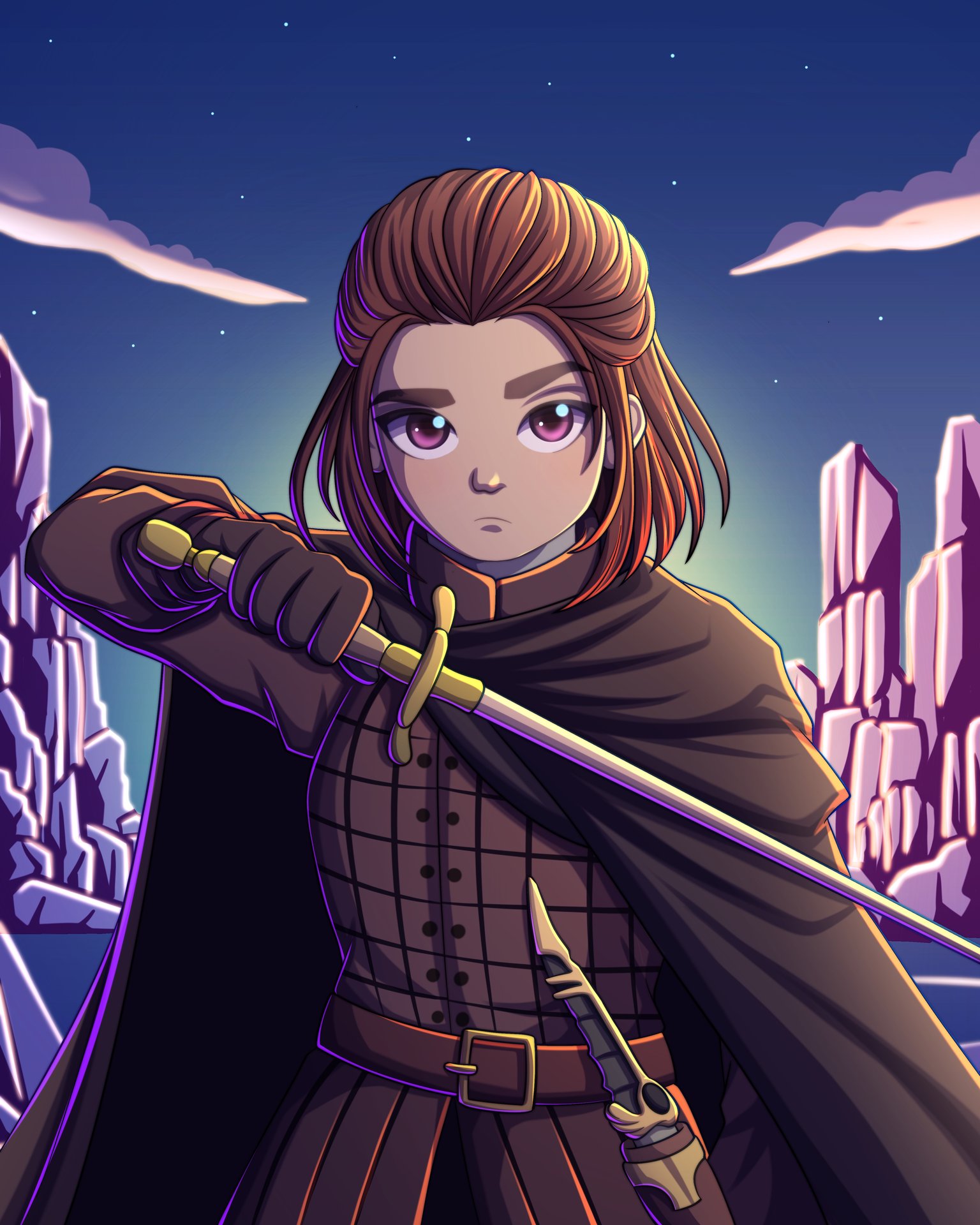 Arya Stark Animated Style — Hive