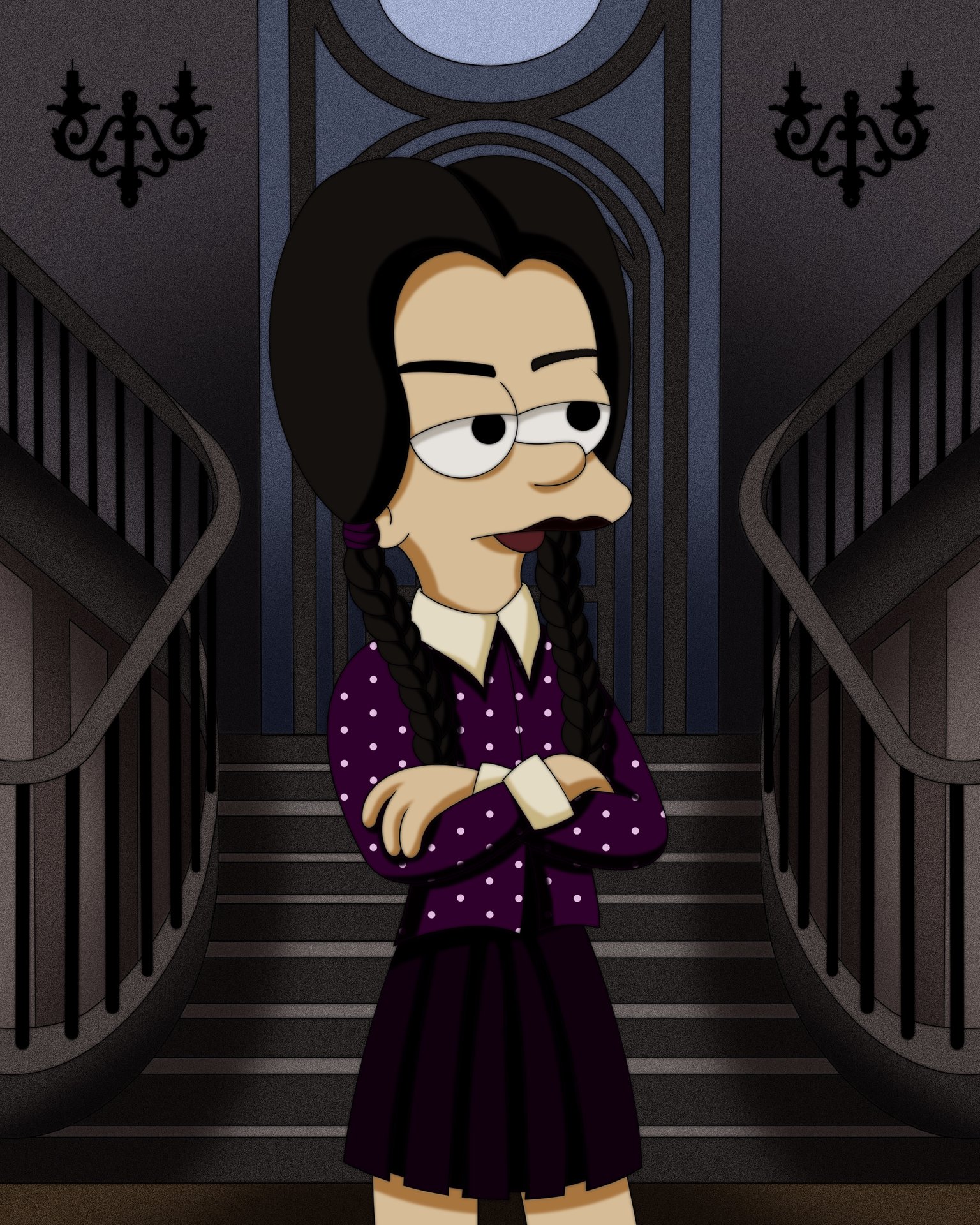 Wednesday Simpsons Style — Hive