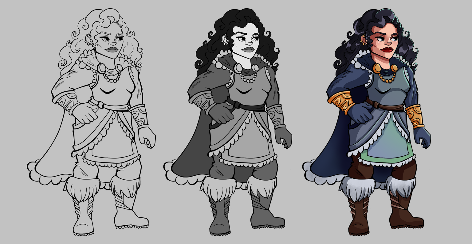 Torga! Character drawing! — Hive