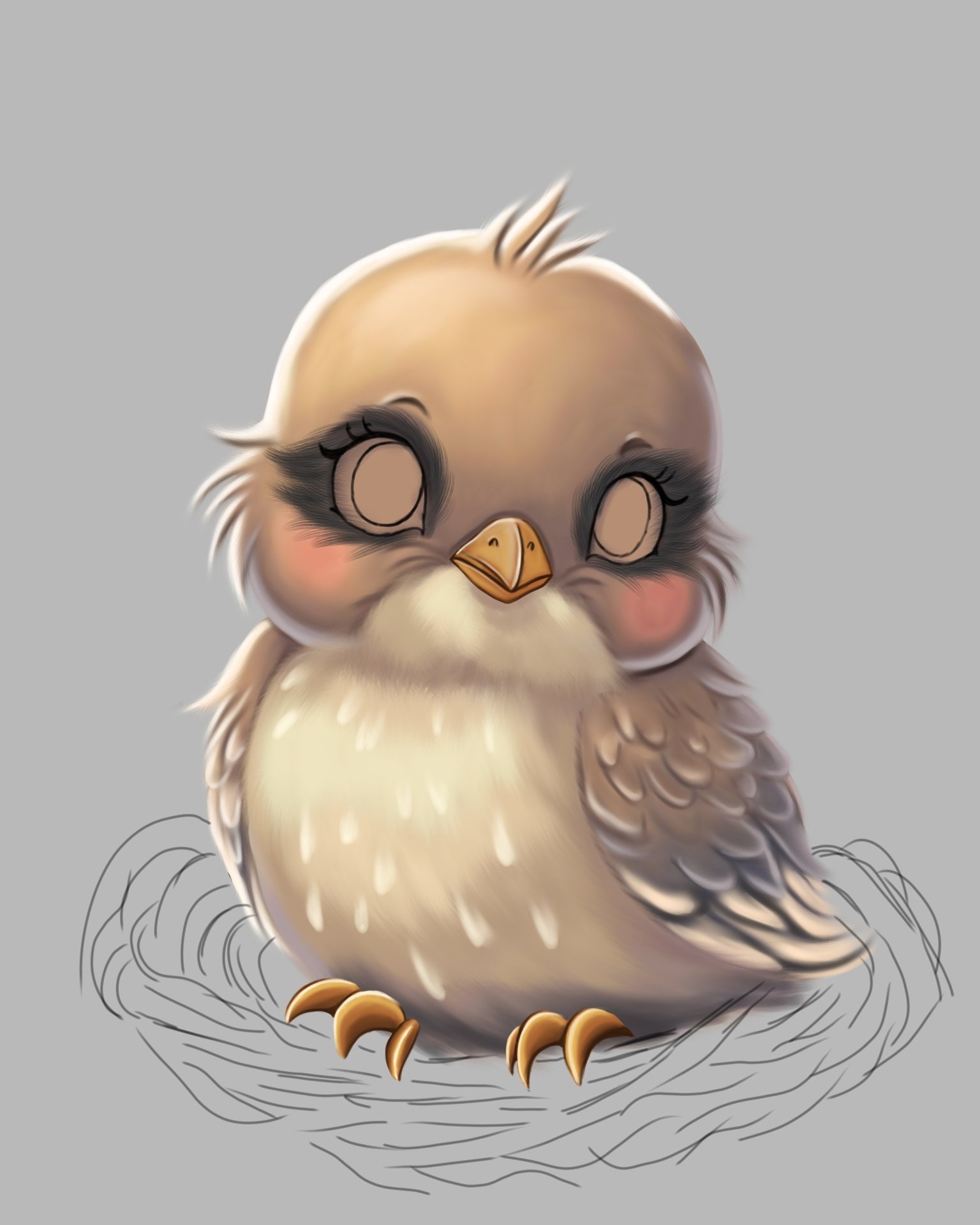 Small Maternal Fal 🦅🪶 | FanArt — Hive
