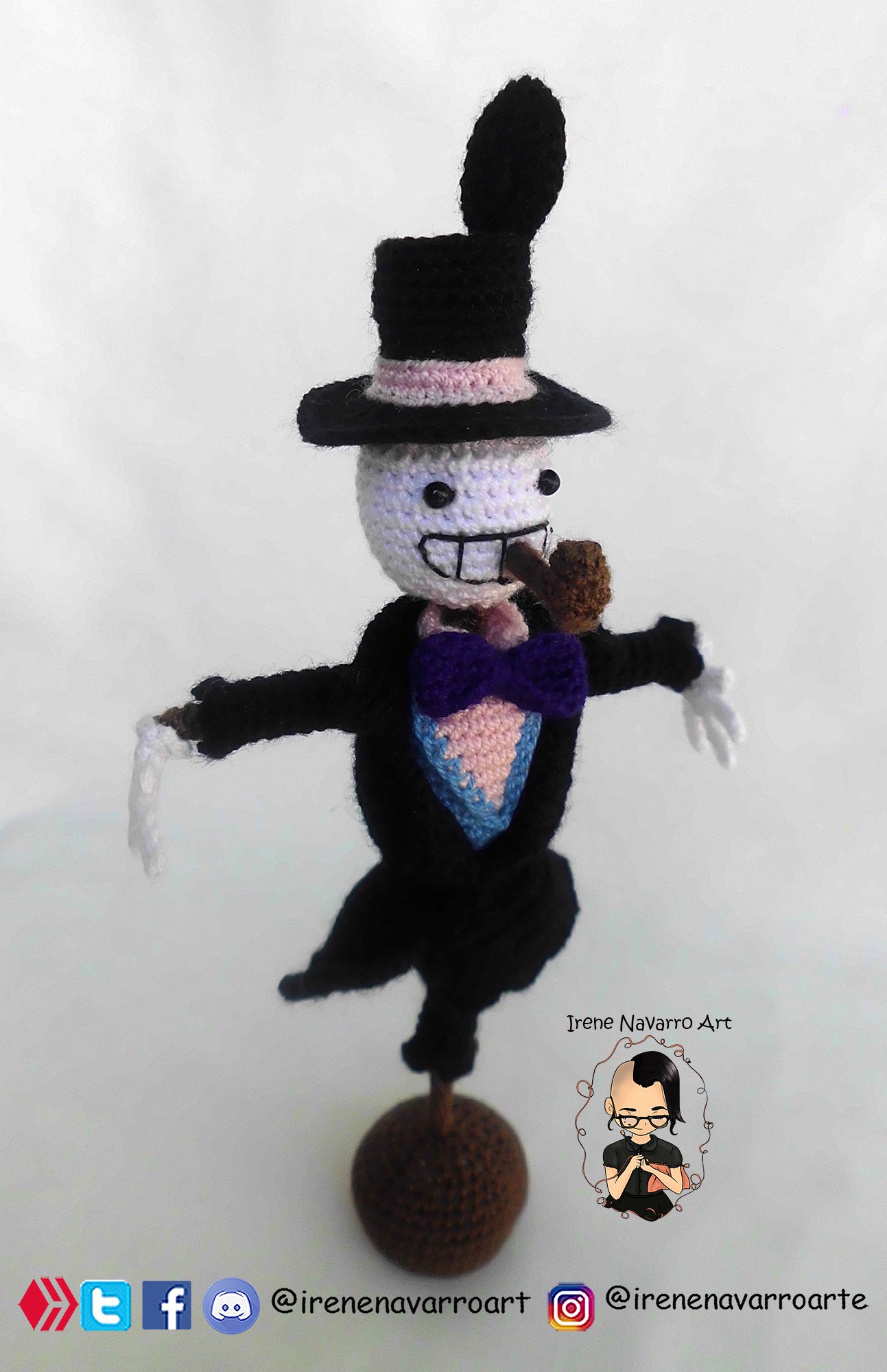 Amigurumi Espantapájaros Cabeza de nabo. Película Howl no Ugoku Shiro o ...