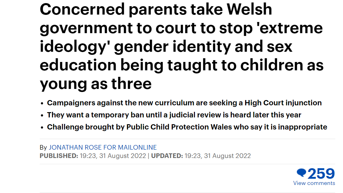 Parent Groups Being Set Up Across Wales in protest of mandatory RSE ...