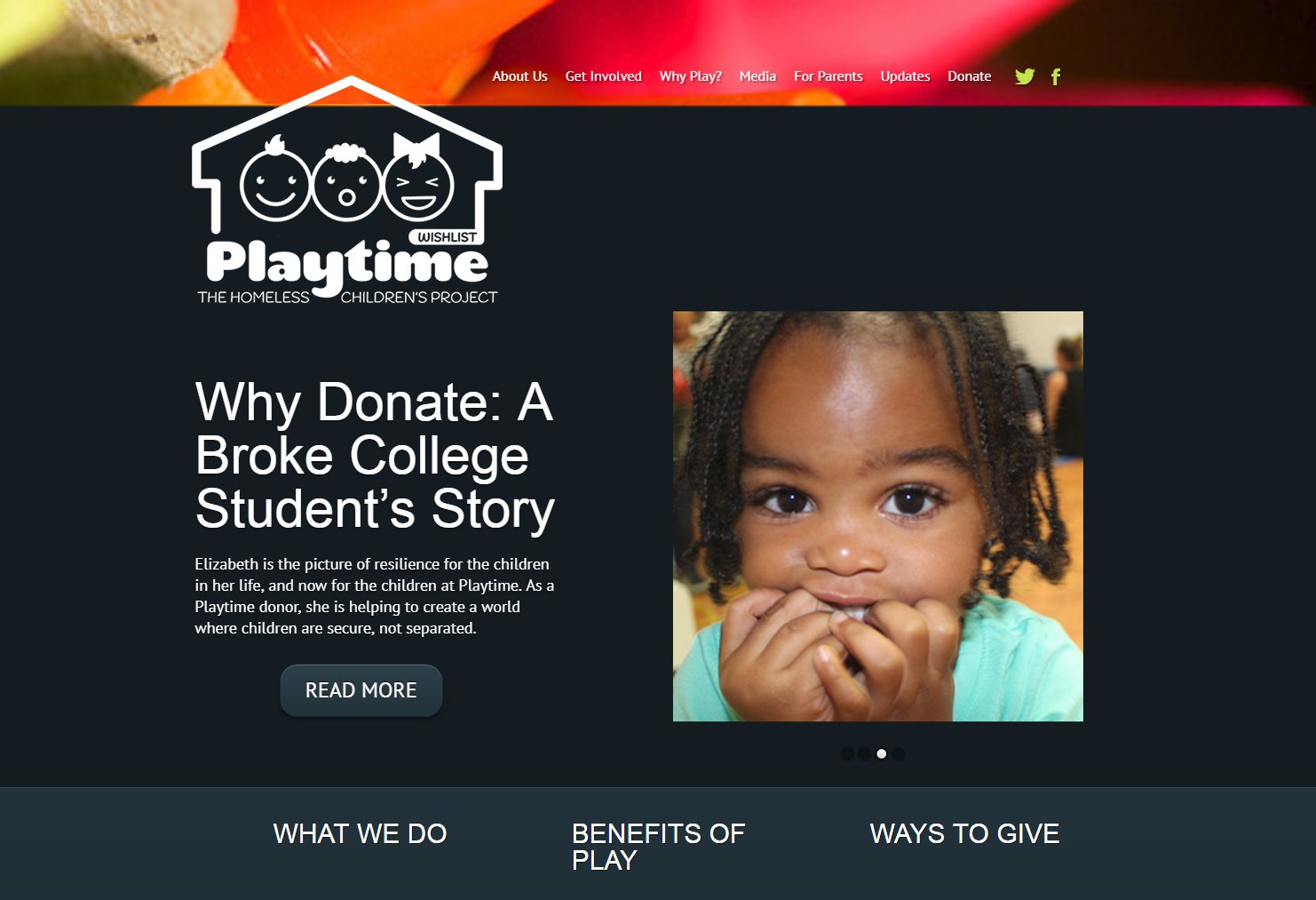 My logo contribution for Homeless Children's Playtime Project — Hive