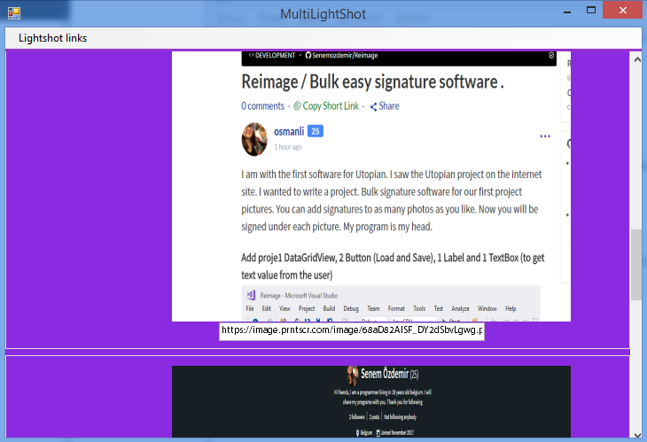 MultiLightShot . multiple "LightShot" screen display converting png ...