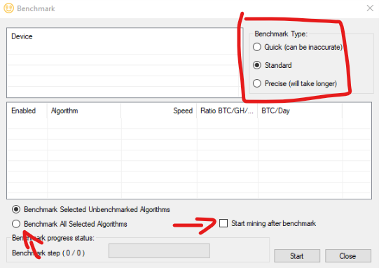 NiceHash Miner Legacy for dummies #2: Benchmark — Hive