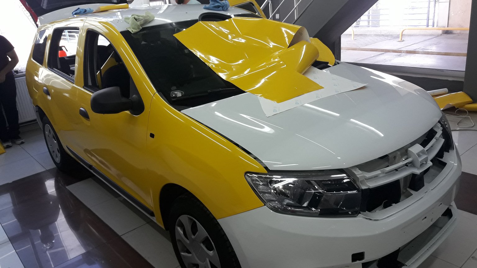 The Car wrapping ,The yellow colour lovers... — Hive