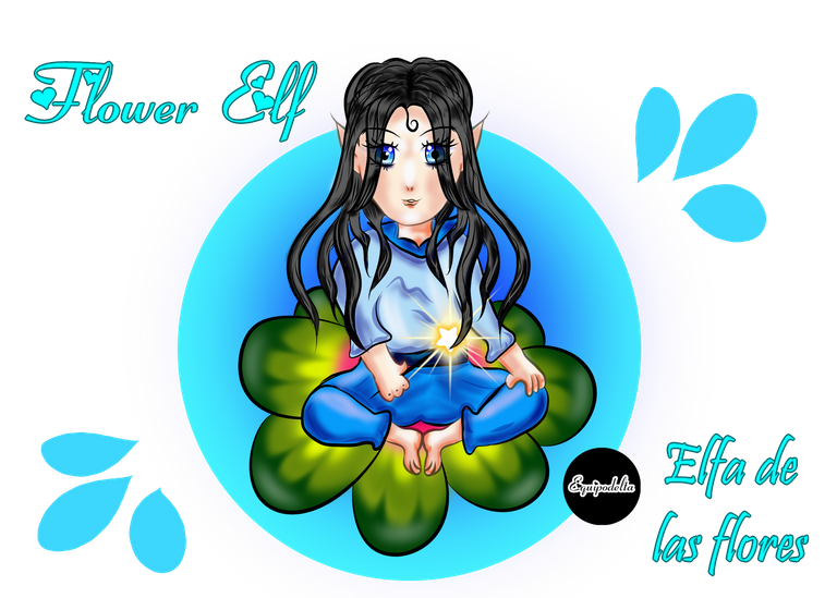 Flower elf. (Step by step in story mode) / Elfa de las flores. (Paso a ...