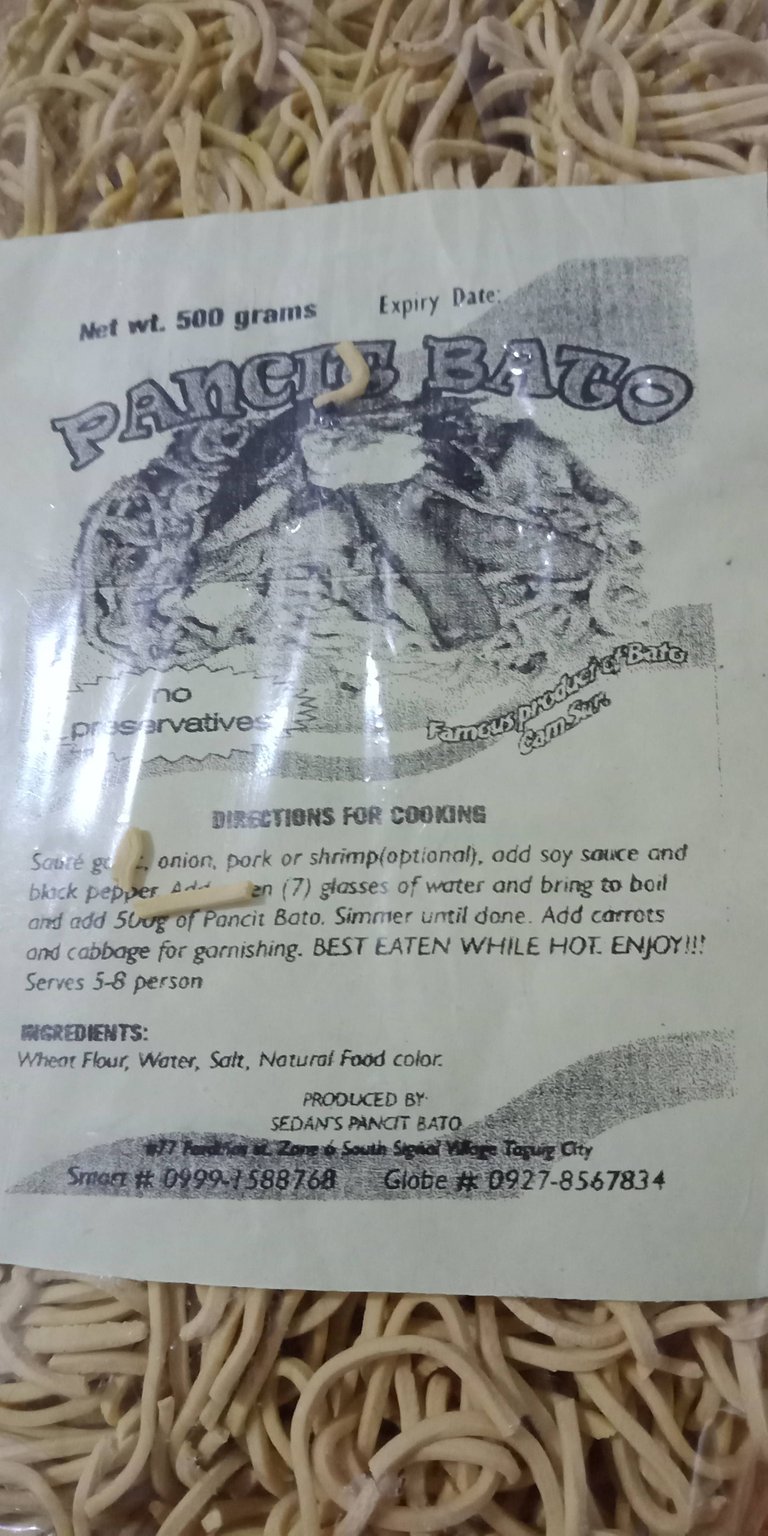 Cooking Pancit Bato — Hive