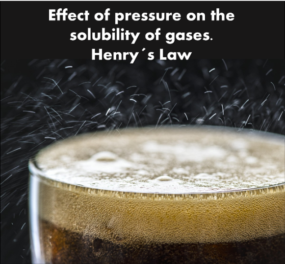 Solubility of gases in liquids. Pressure effect — Hive